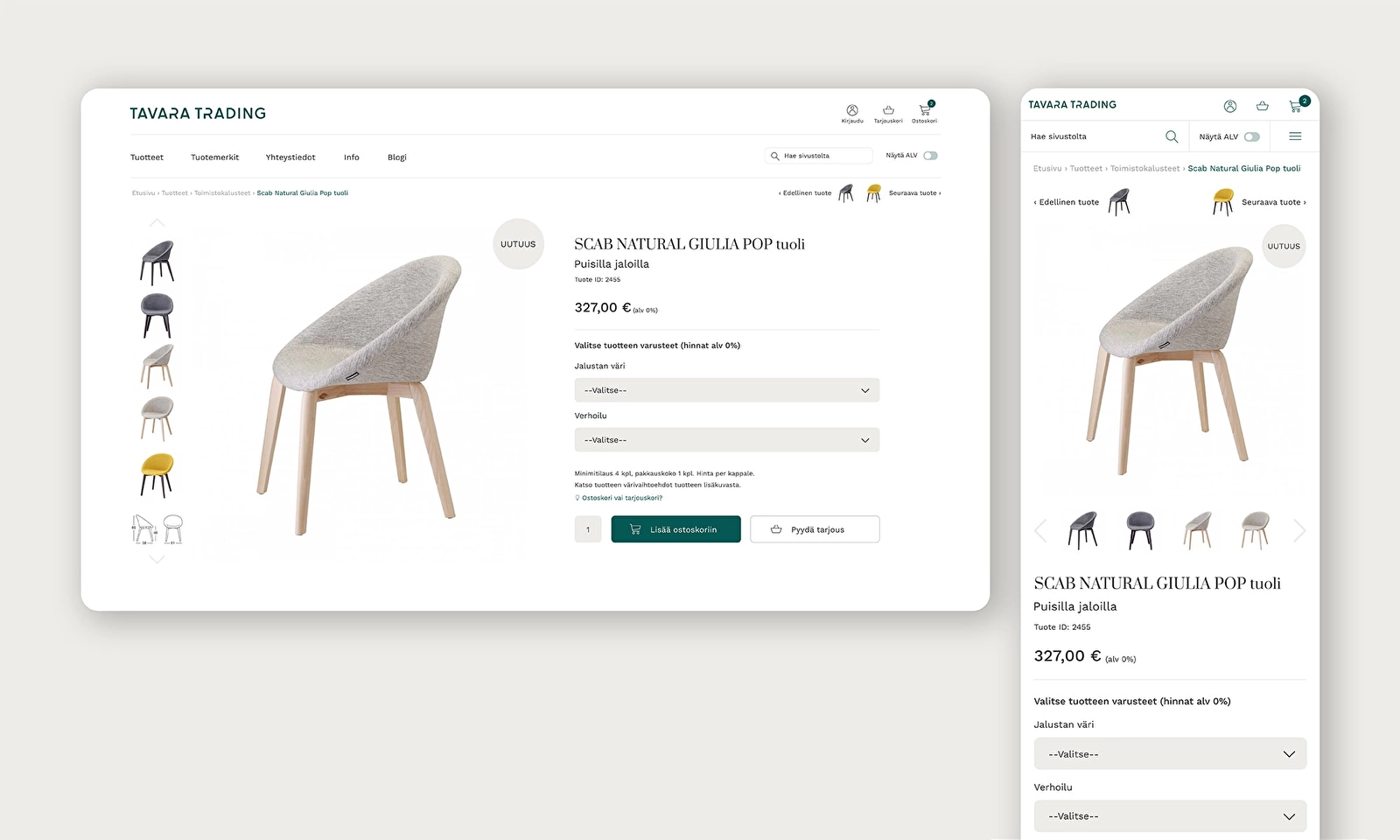 Tavara Trading - Asiakastarina - Asiakastarinat | Tremedia